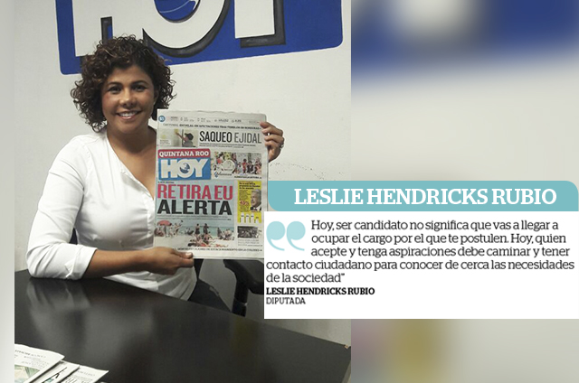 Leslie Hendricks Rubio; Ciudadanía, parte clave del proceso electoral