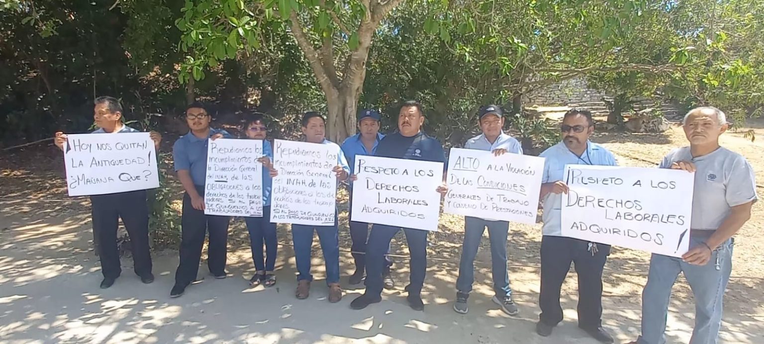 Personal del INAH realiza paro de labores en Tulum - Quintana Roo Hoy