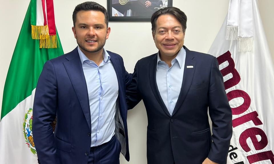 Se reúne Pablo Bustamante con Mario Delgado - Quintana Roo Hoy